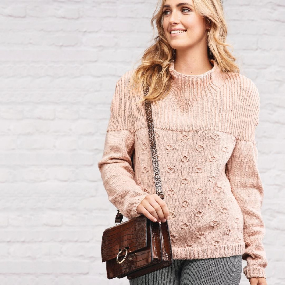 Spots and Stripes Jumper Knitting Pattern | Knitting Patterns | Let's ...