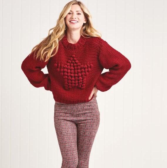 Star Bobble Jumper Knitting Pattern | Knitting Patterns | Let's Knit ...