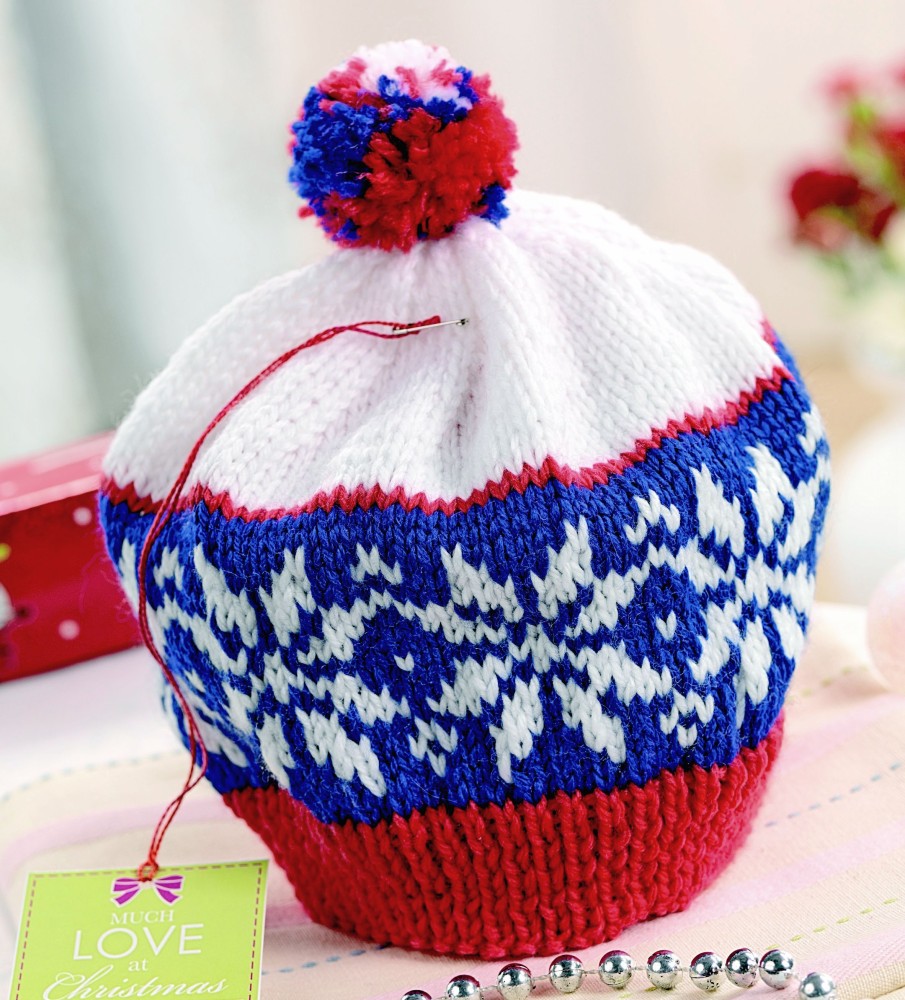 Snowflake Hat Knitting Pattern There Goes The Snow Plow! Hat Pattern