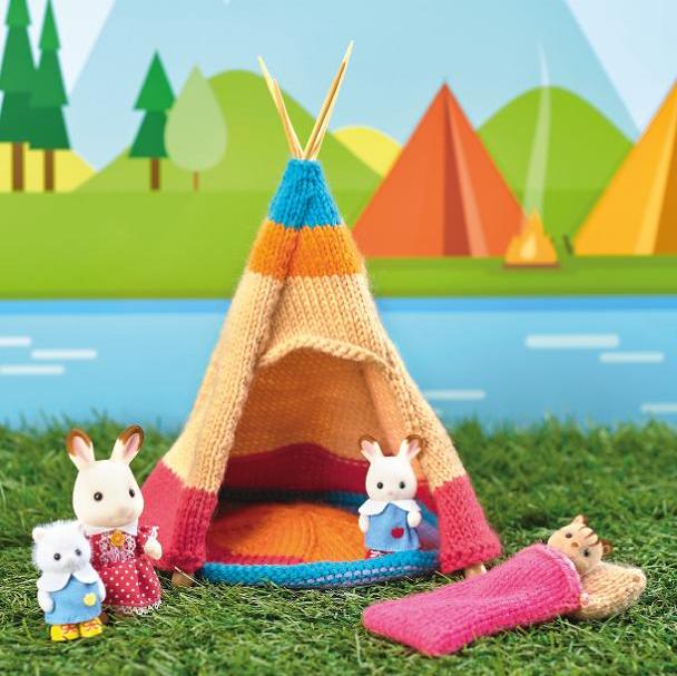 Teepee Set | Knitting Patterns | Let's Knit Magazine