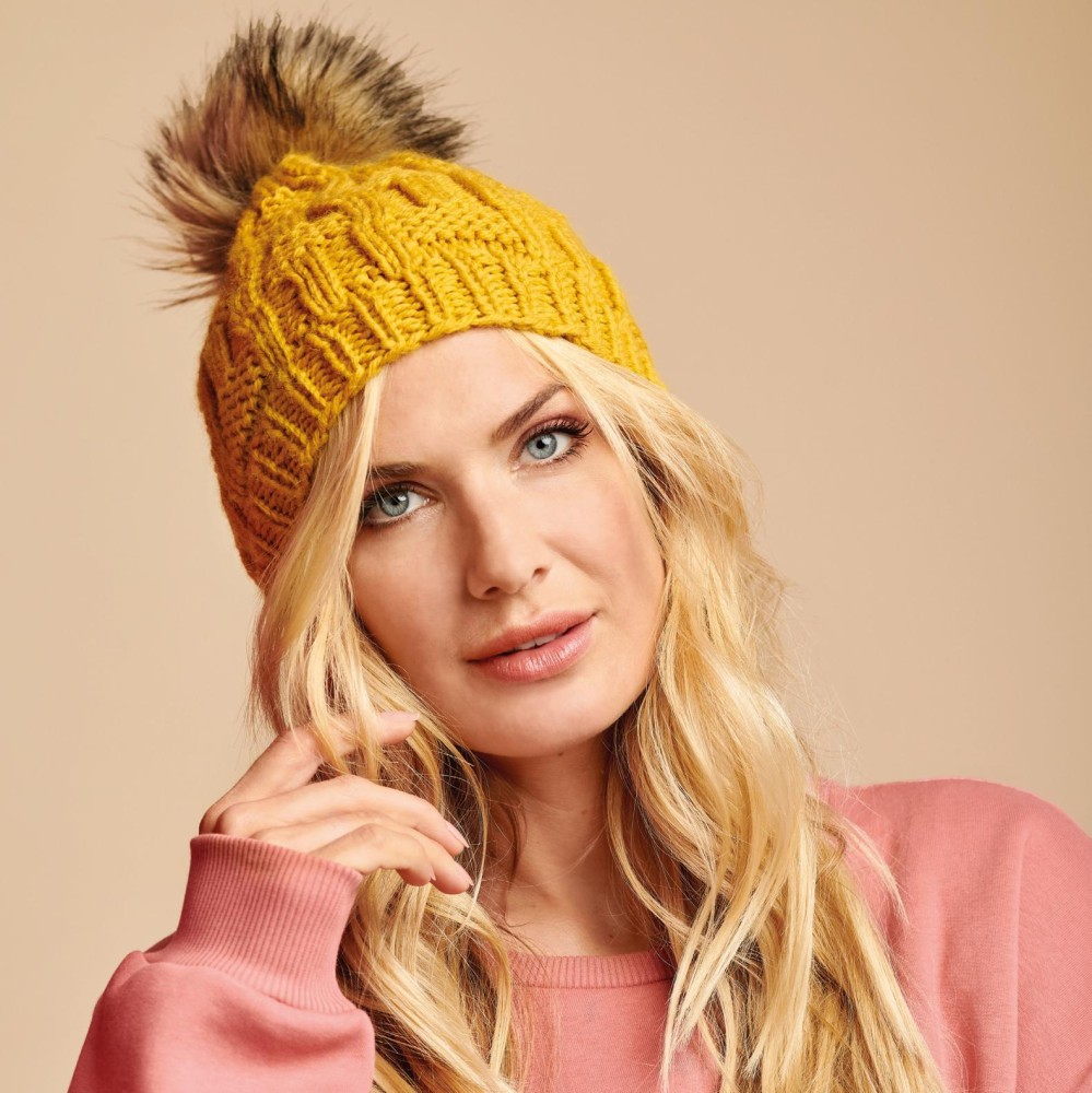 Two Chunky Bobble Hats | Knitting Patterns | Let's Knit Magazine