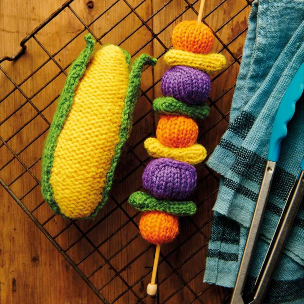 Vegetable Skewer With Sweetcorn Knitting Pattern | Knitting Patterns ...
