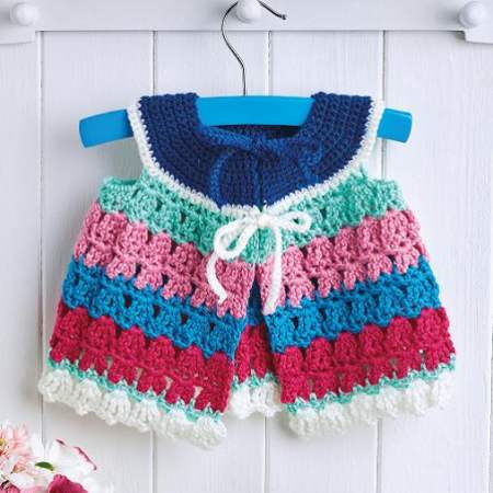 Vintage smock | Crochet Patterns | Let's Knit Magazine