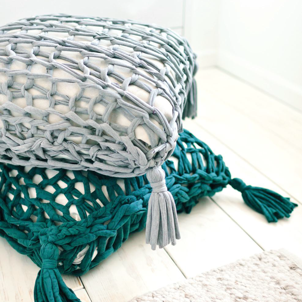 Arm Knit Cushion Cover | Knitting Patterns | Let's Knit Magazine