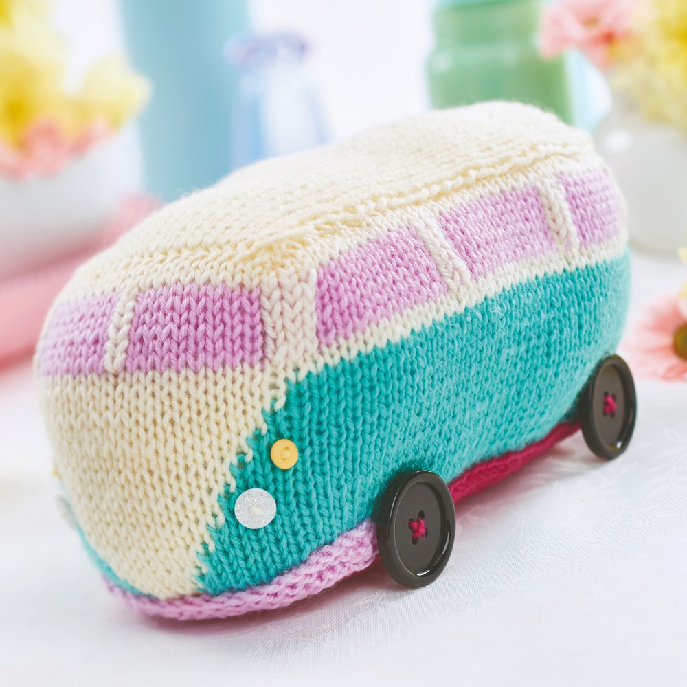 Cuddly Campervan | Knitting Patterns | Let's Knit Magazine