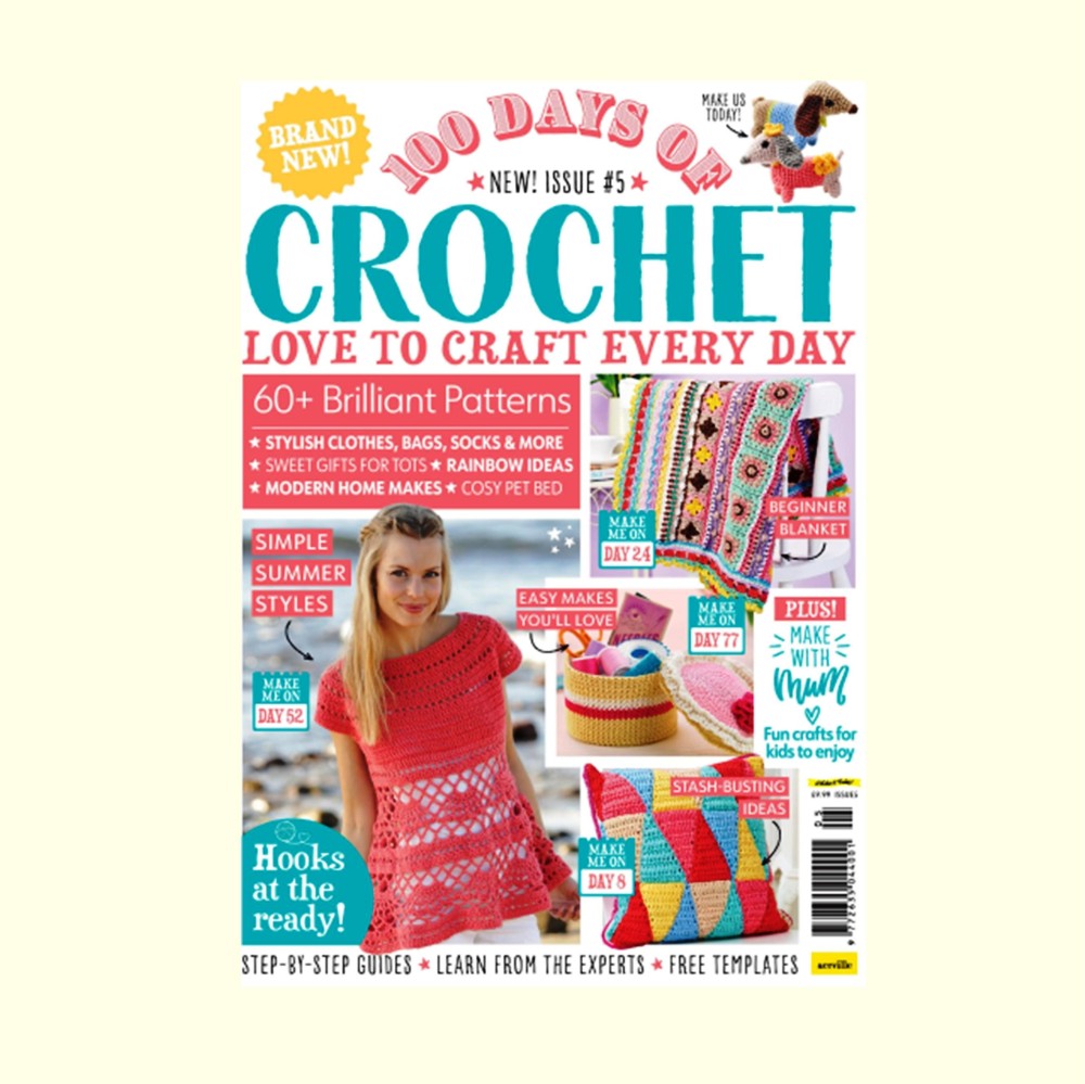100 Days of Crochet Bonus Patterns Templates Issue 5 | Knitting ...