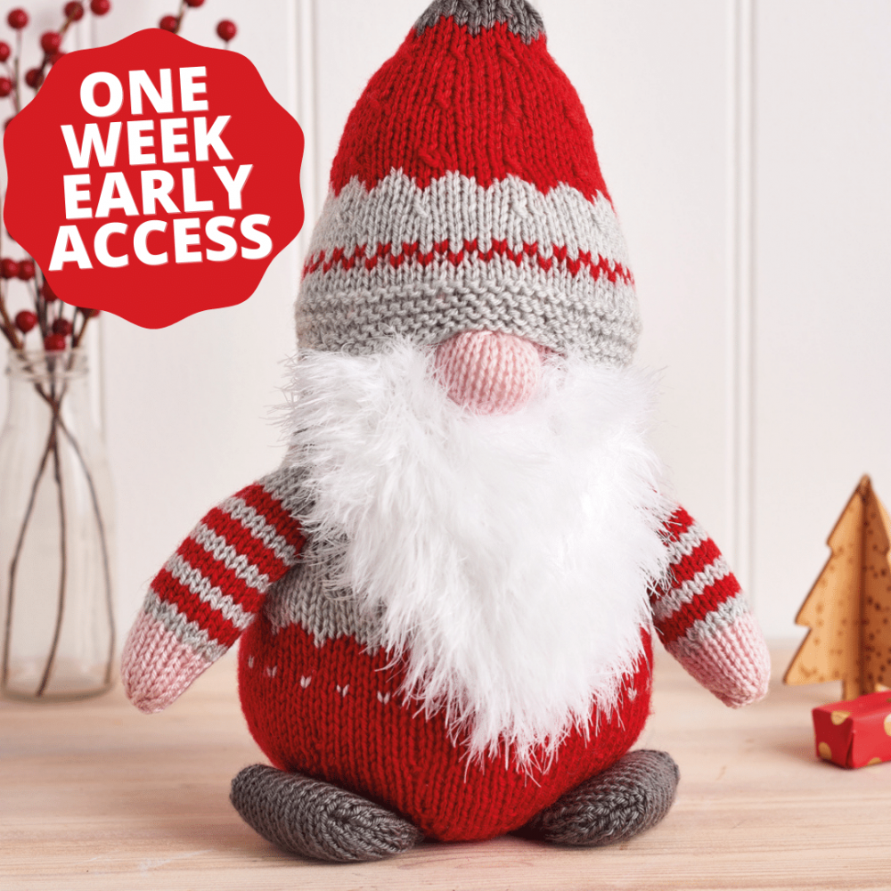 Early Access Pattern: Scandi Gnome | Knitting Patterns | Let's Knit Magazine