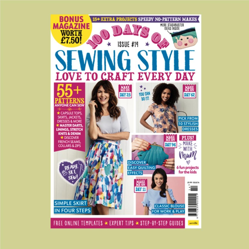 100 Days of Sewing Style Bonus Patterns Templates Issue 14 | Knitting ...