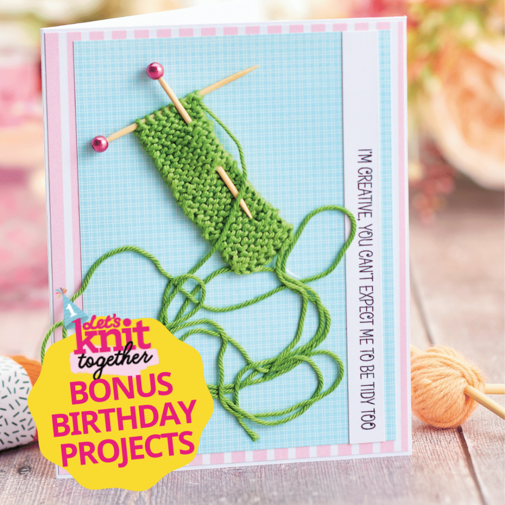 Bonus Craft Project: Knitted Cards | Knitting Patterns | Let's Knit ...