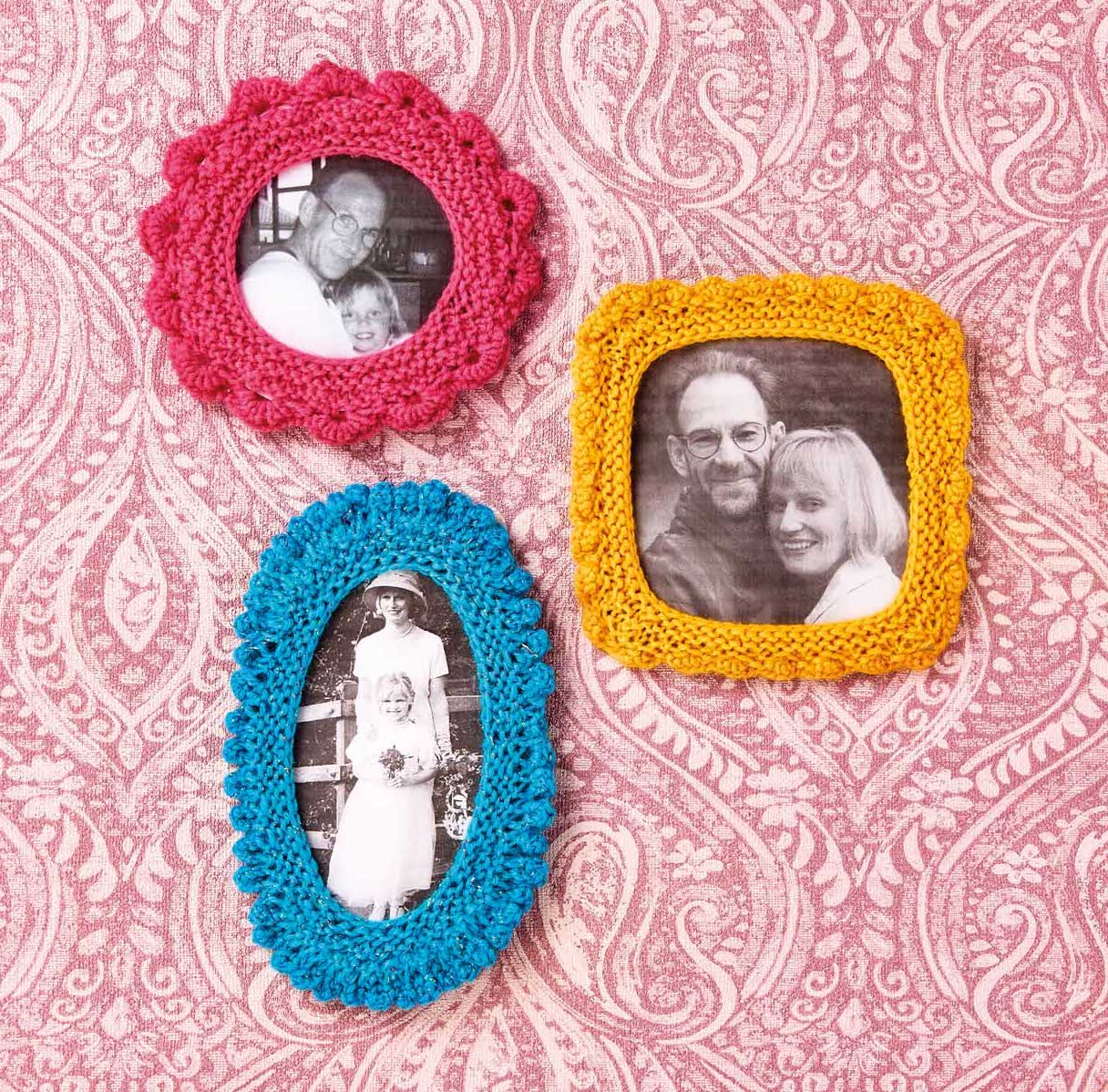 Picture Frames | Knitting Patterns | Let's Knit Magazine