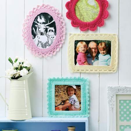 Fancy Crochet Picture Frames | Crochet Patterns | Let's Knit Magazine