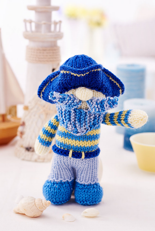 Captain Bluebeard | Knitting Patterns | Let's Knit Magazine