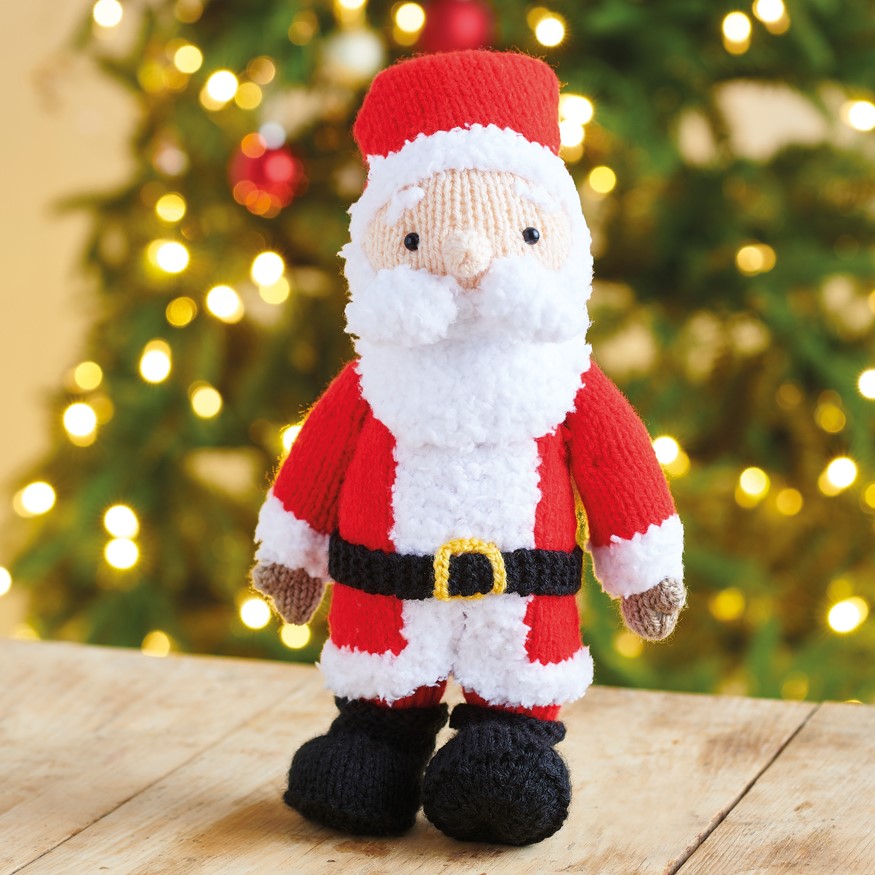 Father Christmas Toy Knitting Pattern | Knitting Patterns | Let's Knit ...
