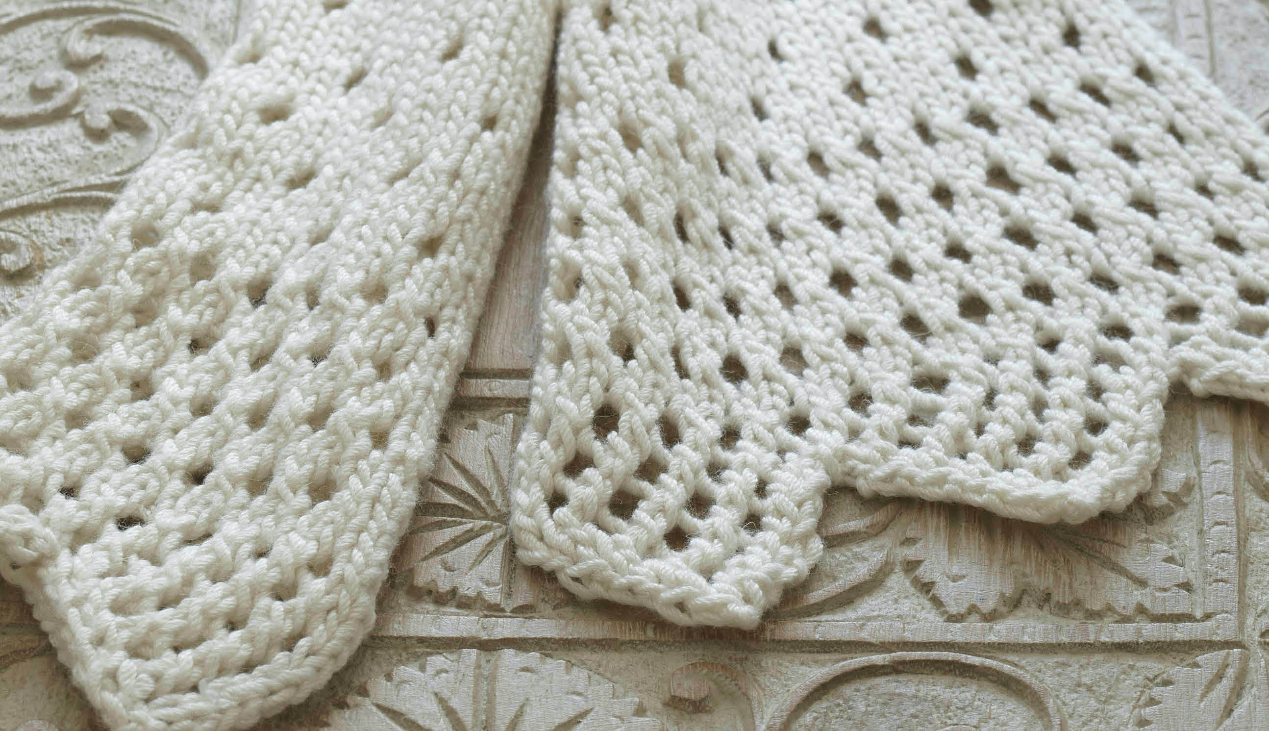 Summer Eyelet Scarf | Knitting Patterns | Let's Knit Magazine
