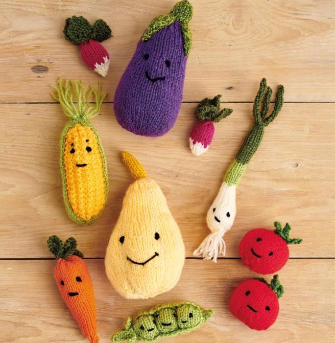 Happy Harvest Veg-along part one | Knitting Patterns | Let's Knit Magazine