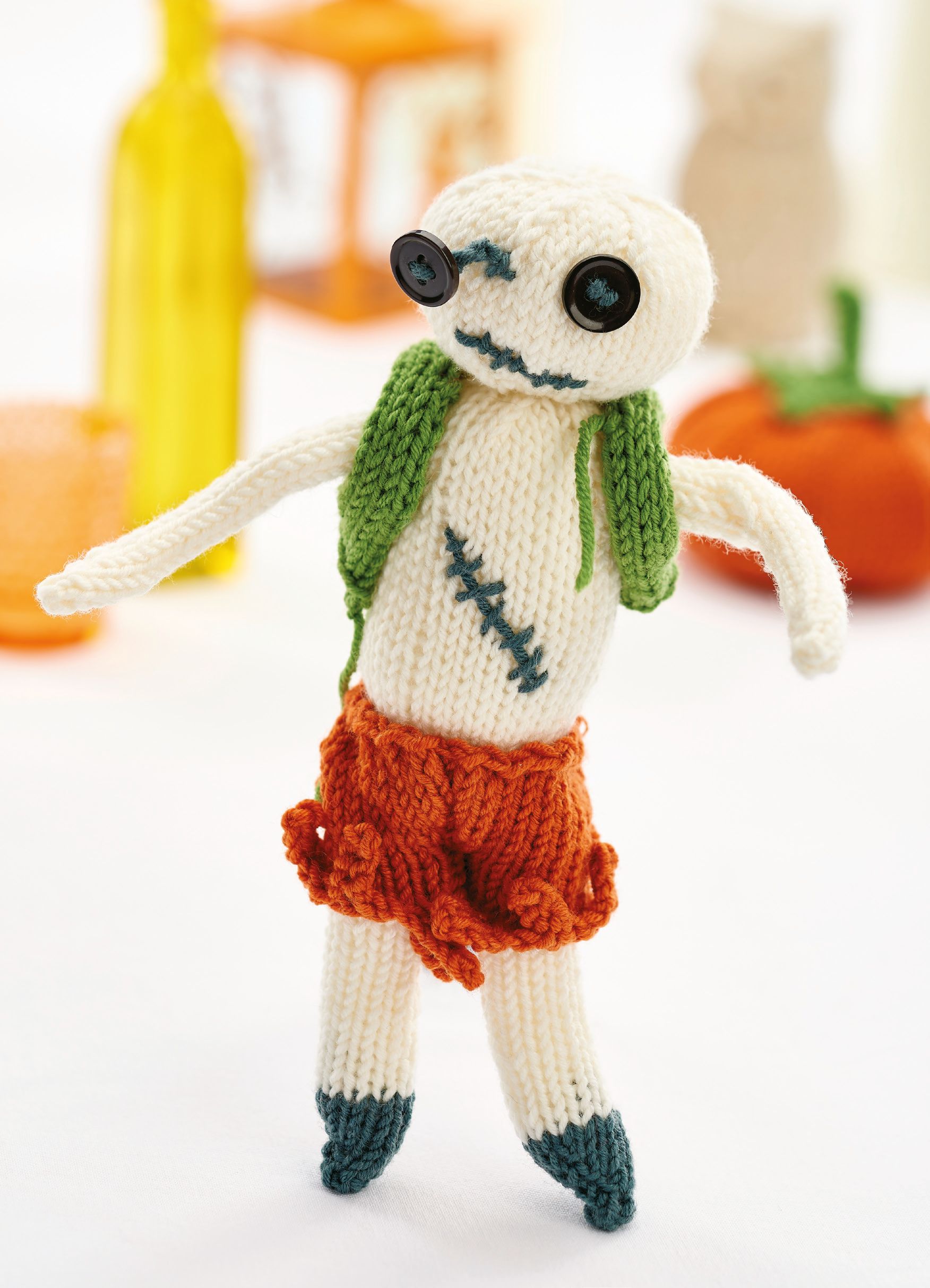 3 Halloween Knitting patterns: witch hat, zombie and pumpkin | Knitting ...