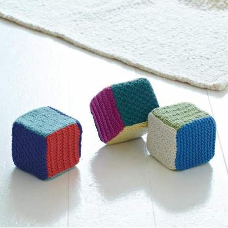 Baby Building Blocks | Knitting Patterns | Let's Knit Magazine