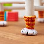 Chair Paws | Knitting Patterns | Let's Knit Magazine