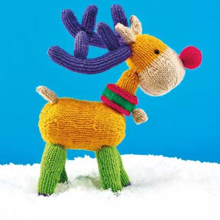 Christmas Reindeer | Knitting Patterns | Let's Knit Magazine