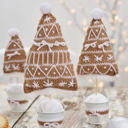 Quick Knit Trees | Knitting Patterns | Let's Knit Magazine