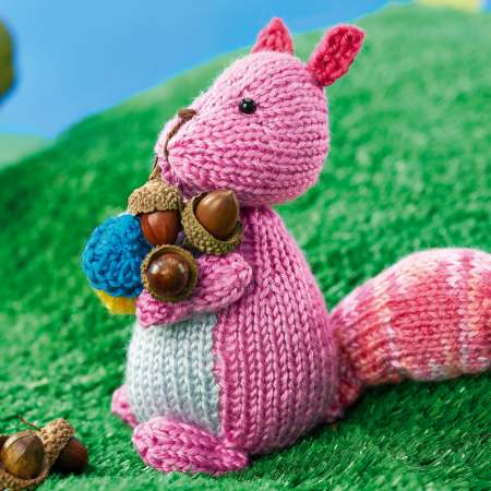 Squirrel Toy | Knitting Patterns | Let's Knit Magazine