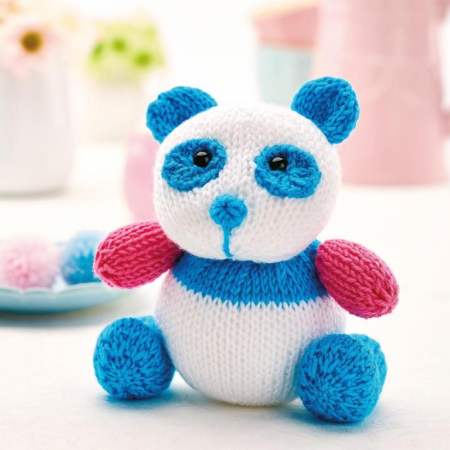 Mini Pandas | Knitting Patterns | Let's Knit Magazine