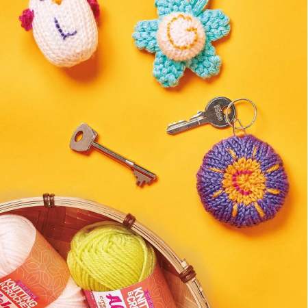 Personalised Keyrings | Knitting Patterns | Let's Knit Magazine