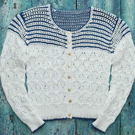Nautical Cardigan | Knitting Patterns | Let's Knit Magazine