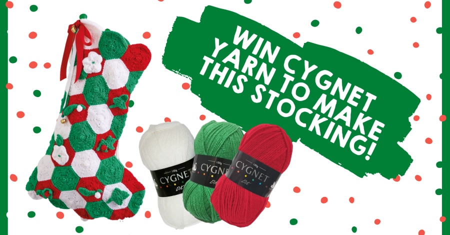 E: 27/10 Win the Cygnet yarn to make this festive stocking! (Gleam ...