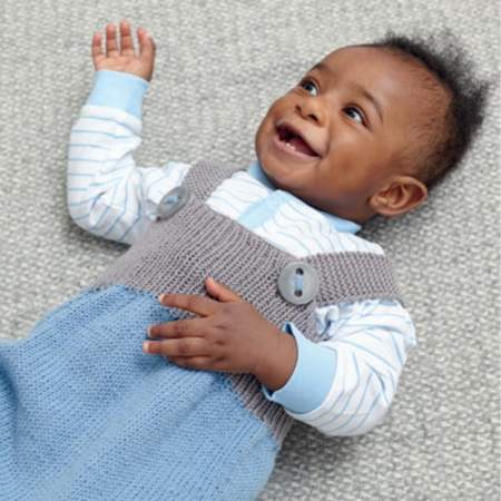 Baby Dungaree Blanket Cosy Knitting Pattern | Knitting Patterns | Let's ...