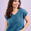 Easy Lacy Vest - Free Knitting Patterns - Garments - Let's Knit Magazine