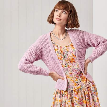 Ribbed Cardigan | Knitting Patterns | Let's Knit Magazine